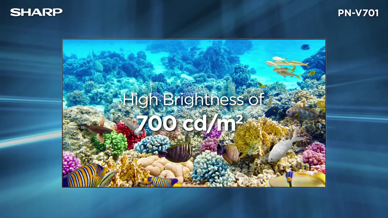 Sharp PN-V701 - 70" Video wall screen | Advanced UCCT - YouTube