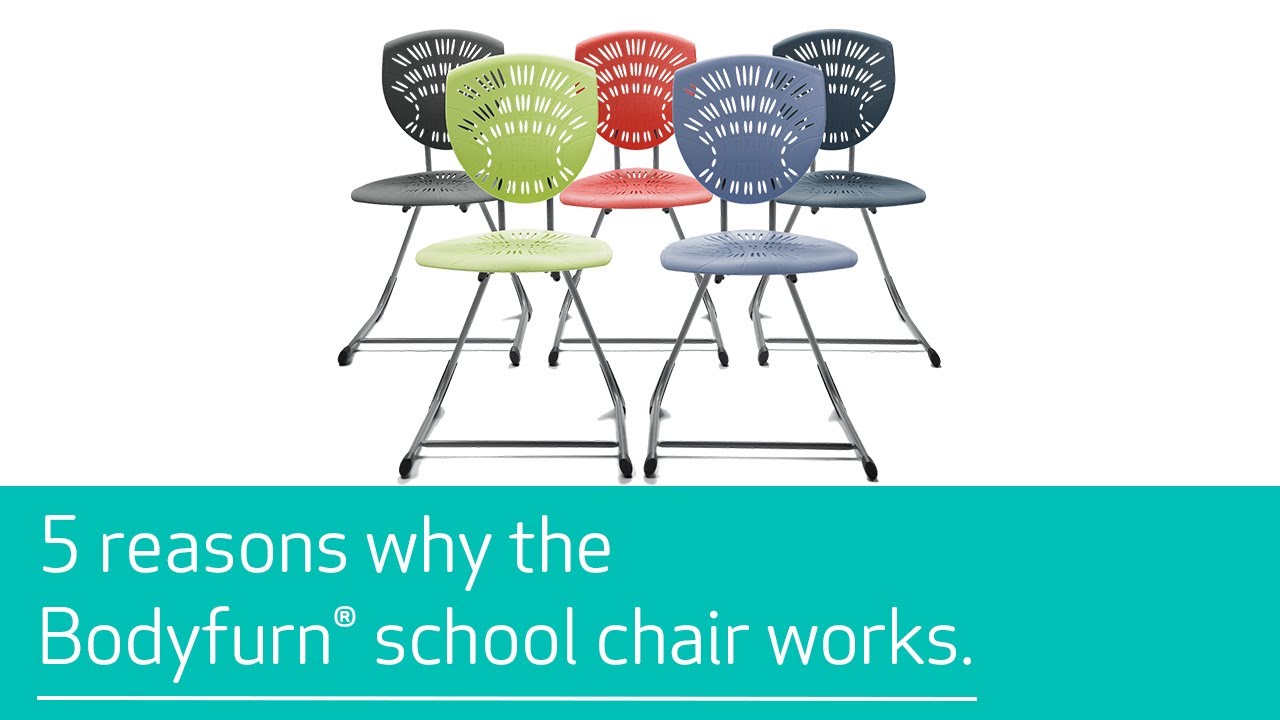Flexible, dynamic, ergonomic: meet the Bodyfurn® school chair. - YouTube