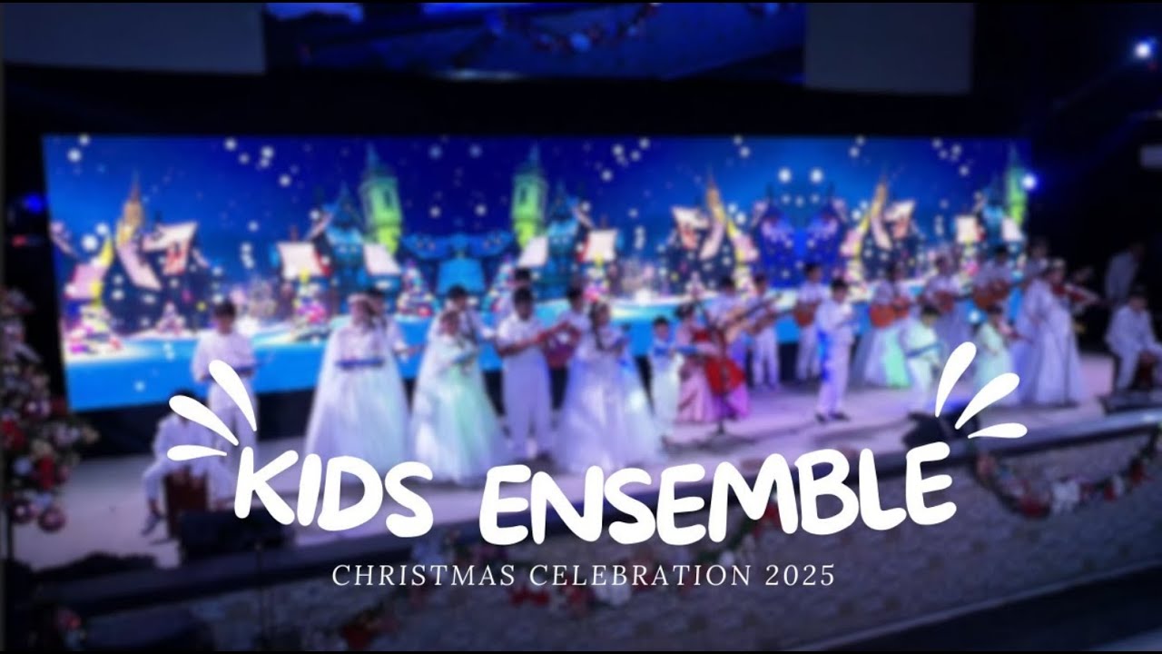 Kids Ensemble, Christmas Celebration 2025 - YouTube