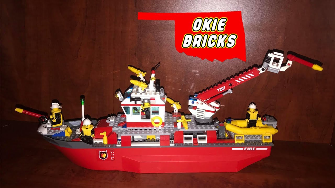 7207 LEGO Fire Boat - YouTube