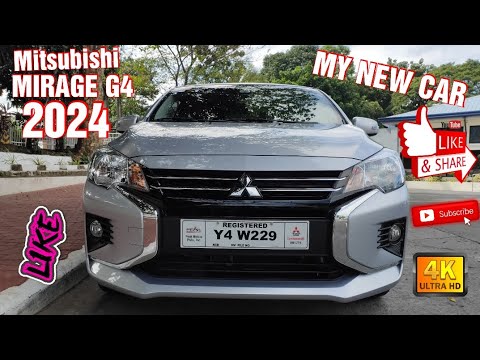 My New Car MITSUBISHI MIRAGE G4 2024 MODEL TOP OF THE LINE COOL SILVER ...