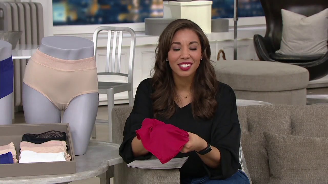 Breezies Lace Essentials Set of 3 Panties on QVC - YouTube