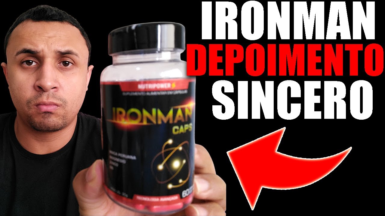 🔴Ironman Caps Funciona ? Ironman Caps é Bom ? Ironman Caps Antes e ...