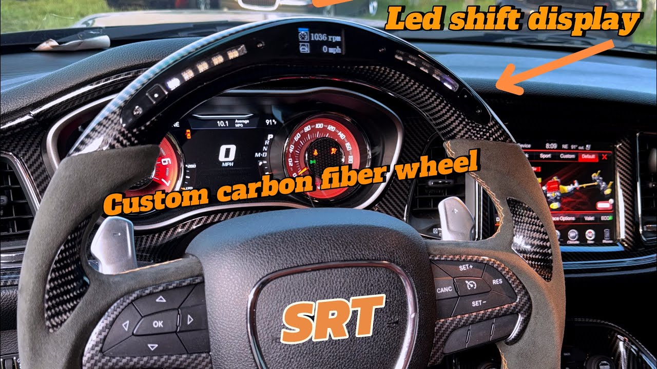Installing a carbon fiber wheel on my hellcat *1 of 1* - YouTube