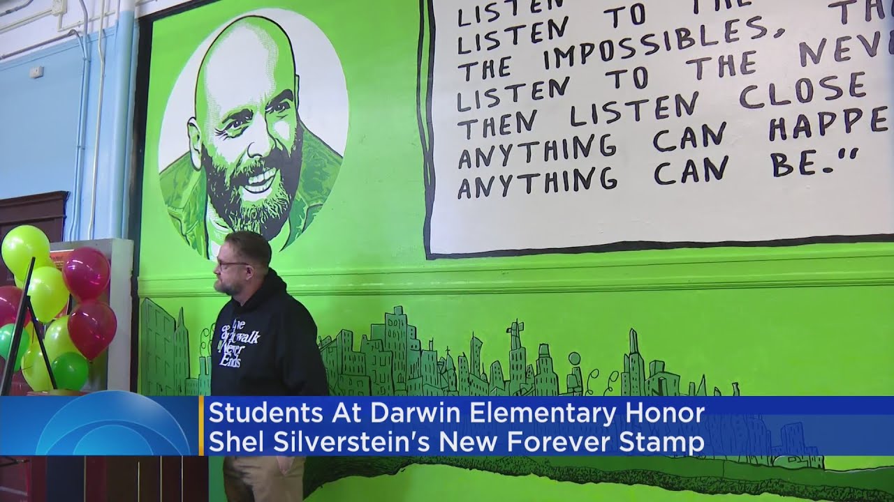 Students at Darwin Elementary honor Shel Silverstein's new 'forever ...