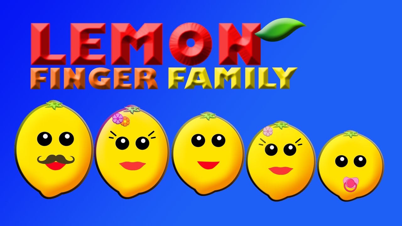 Lemon Finger Family Song - YouTube