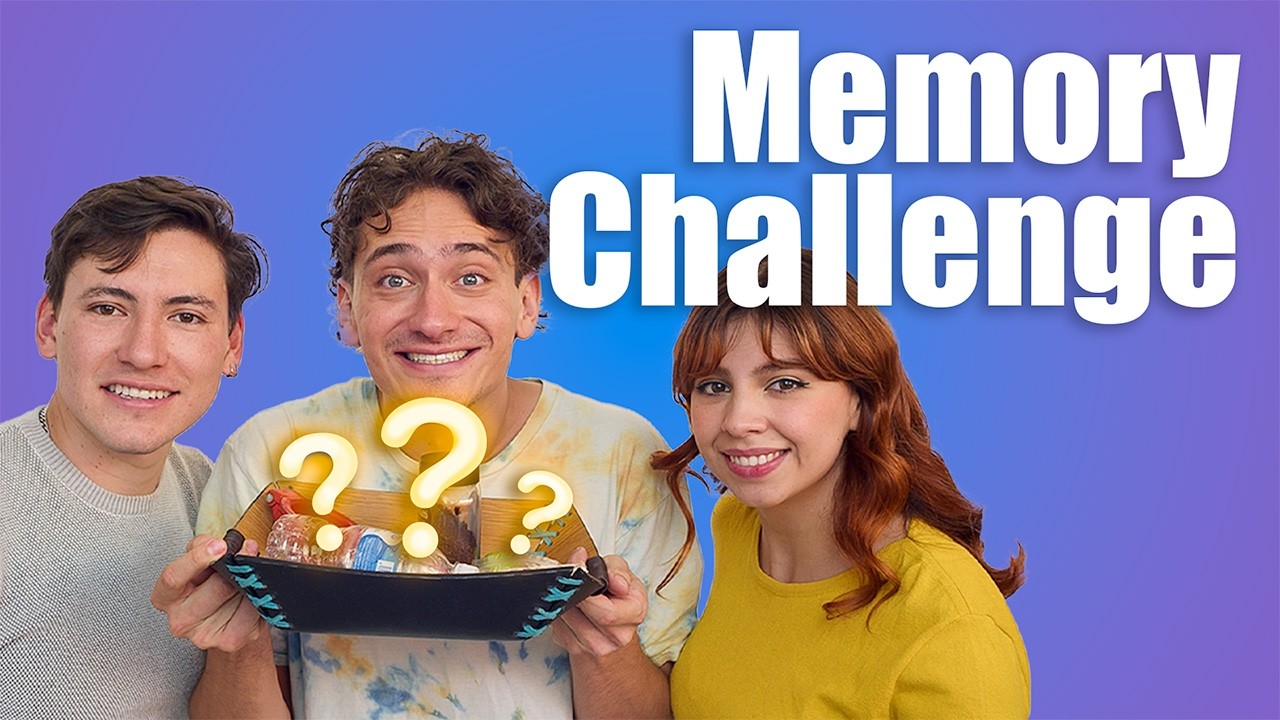 What’s on the Tray? | Spanish Memory Challenge - YouTube