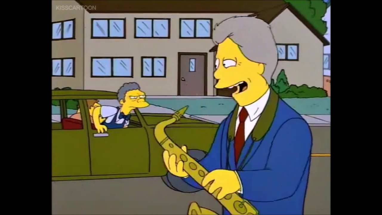 The Simpsons - Hey, Clinton! Get back to work! - YouTube