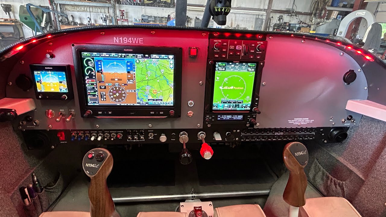 RV-9A Garmin Panel Installation - YouTube