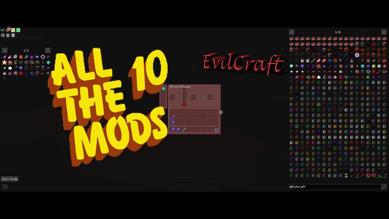 ATM10 - EP42 - Blood-Crazed EvilCraft Unleashed! #atm10 - YouTube