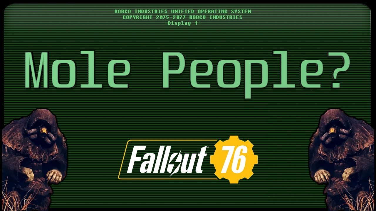 Attack of the Mole People?! Funny Fallout 76 moments!! - YouTube