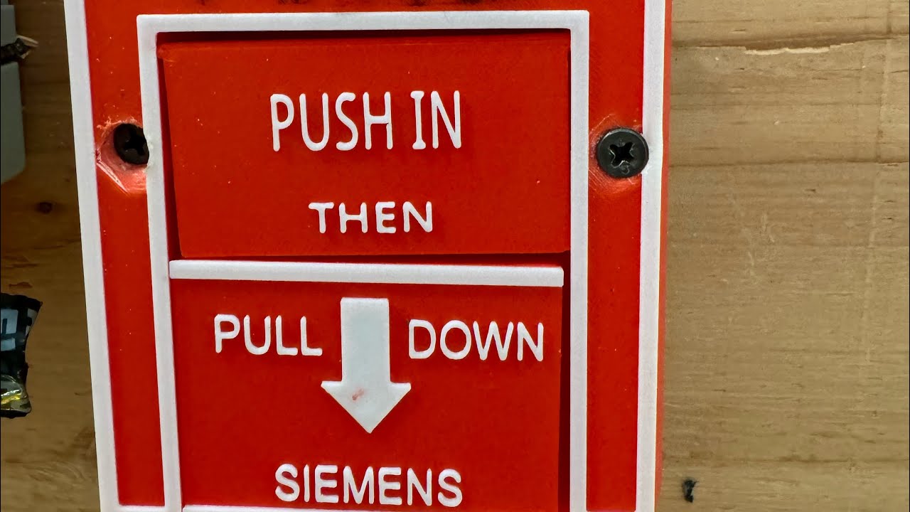 System test fire pull station smoke alarm - YouTube