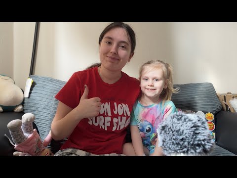 my little sister tries asmr (shes super good!)