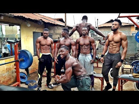 Hard In Real Street Gym African Bodybuilders Training Anywhere Anytime ...