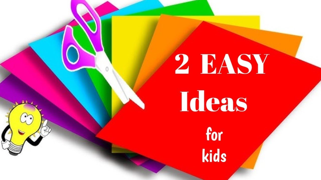 Paper craft for kids | 2 Easy paper crafts idea | DIY Craft | Easy ...