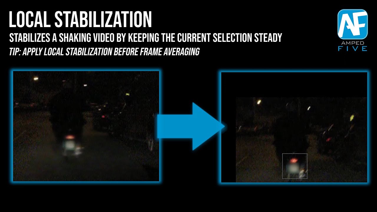 Local Stabilization: Stabilize a Shaking Video in Amped FIVE - YouTube