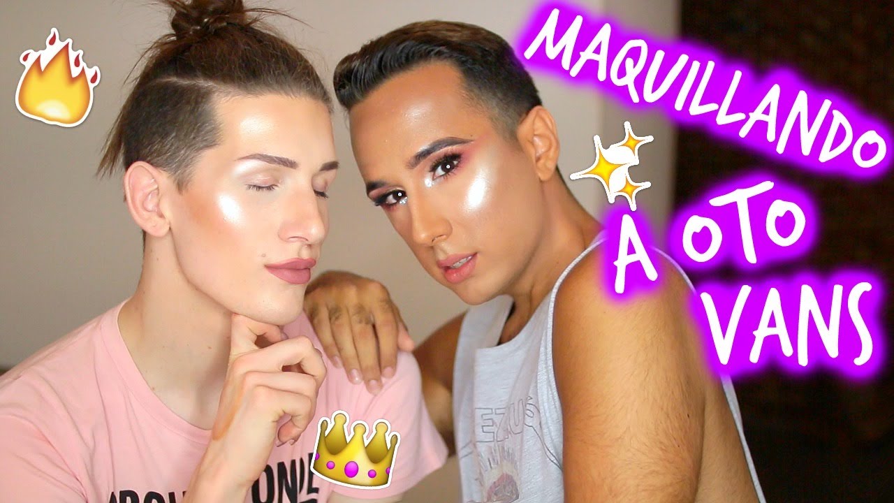 MAQUILLANDO A OTO VANS COMO YO ♡ - YouTube