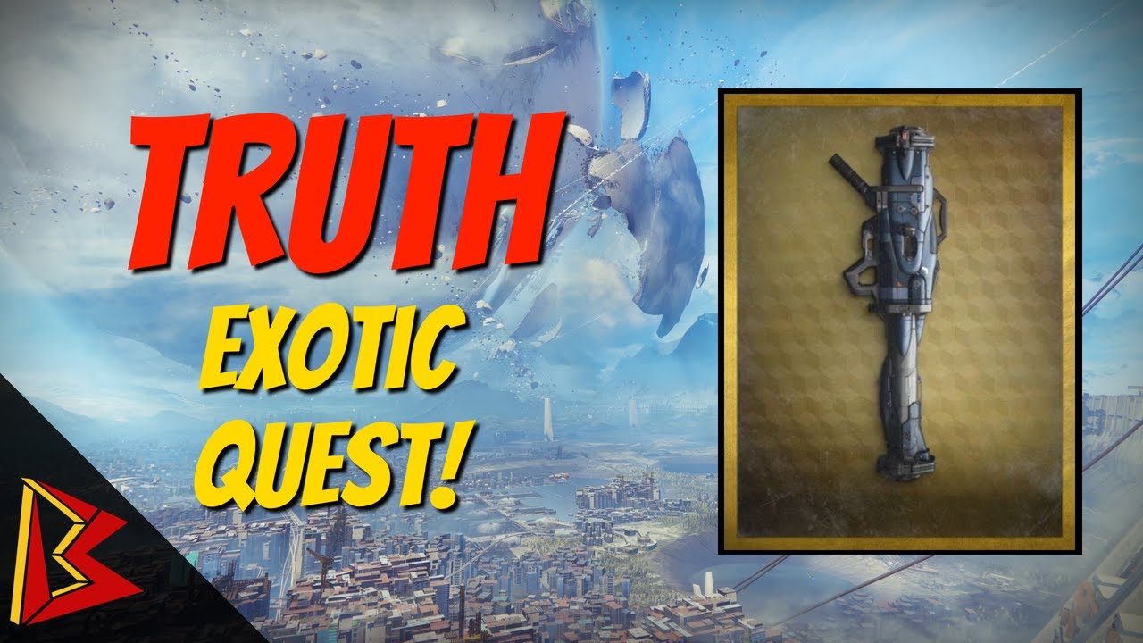 🔴 Truth Exotic Quest! | Destiny 2 - YouTube