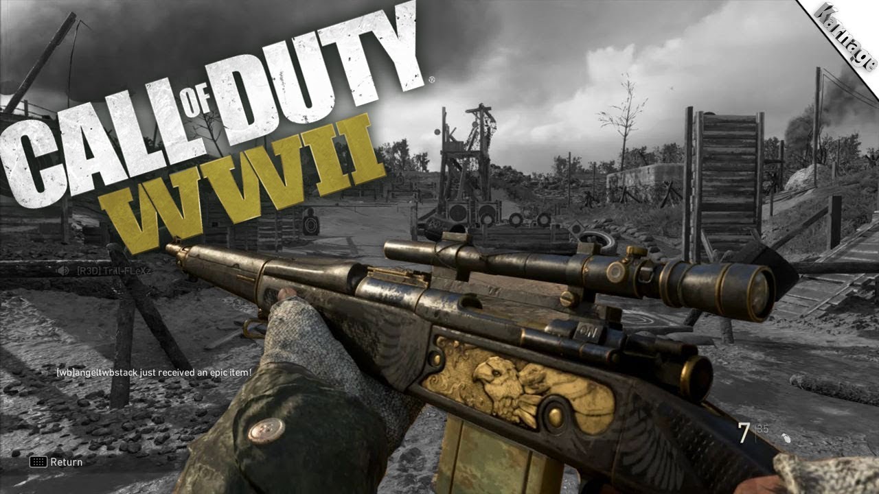 NEW M1903 VARIANT AND CHANNEL UPDATES (COD WW2 SNIPING GAMEPLAY) - YouTube