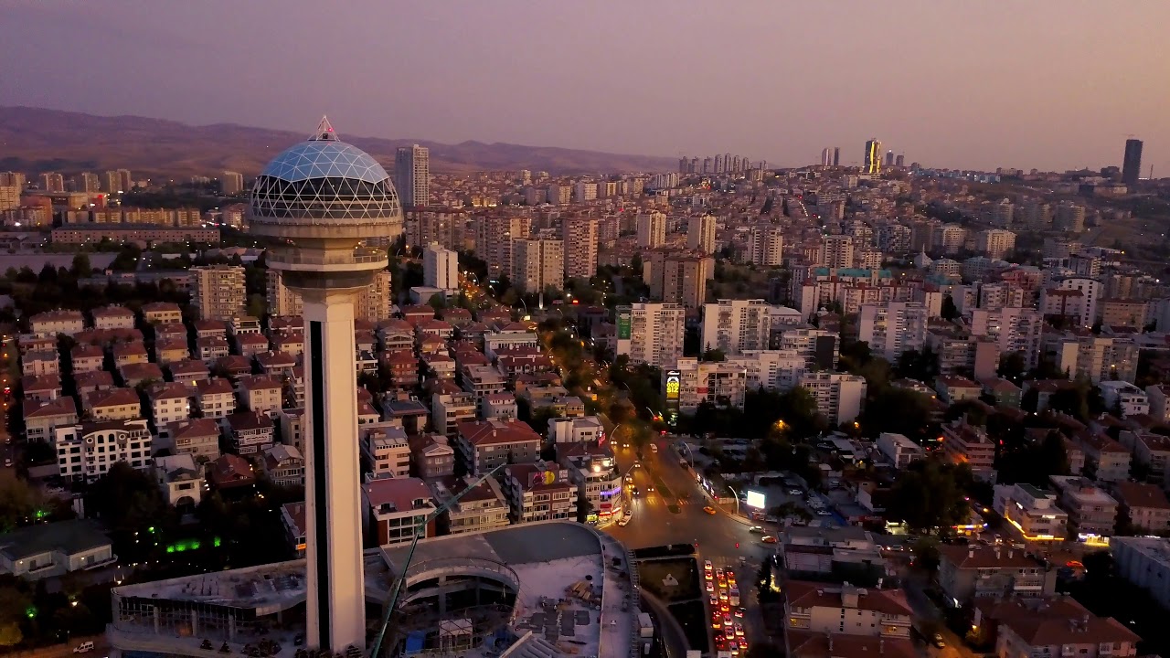 Ankara City Aerial View in 4K by worldetravelers.com - YouTube