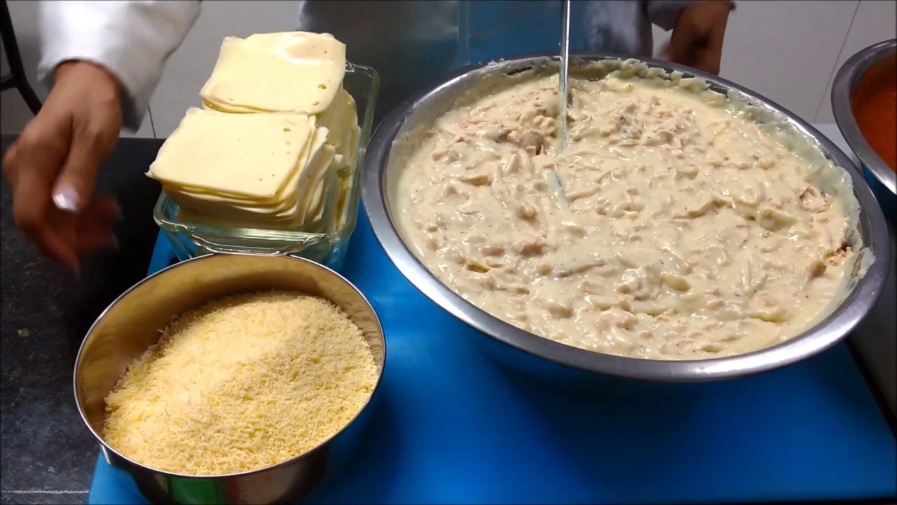 Lasagna mixta, pollo y carne - YouTube