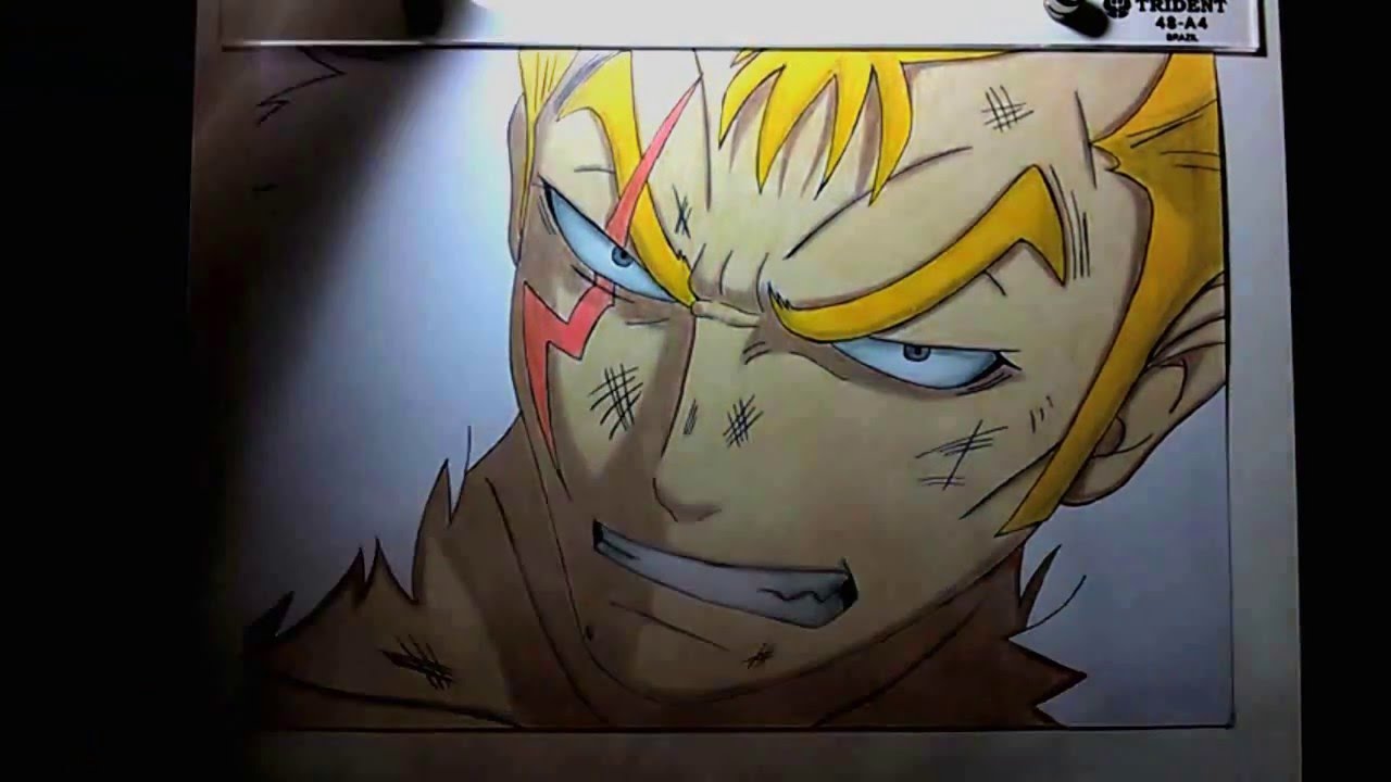 SPEED DRAWING - Laxus (Fairy Tail) - YouTube
