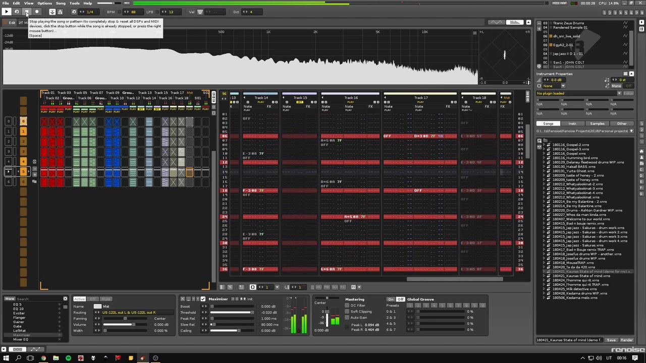 Another Renoise beat - YouTube