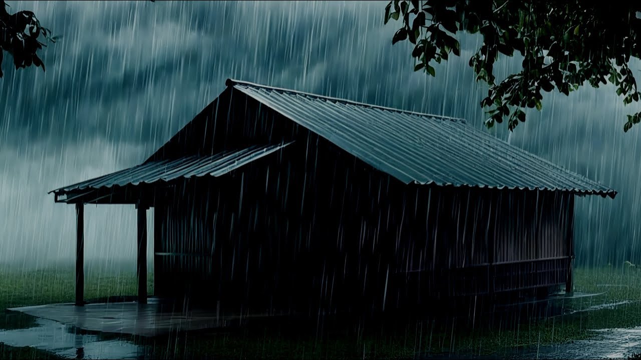 The Dance of Thunder and Terrible Rain on The Corrugated Iron Roof ...