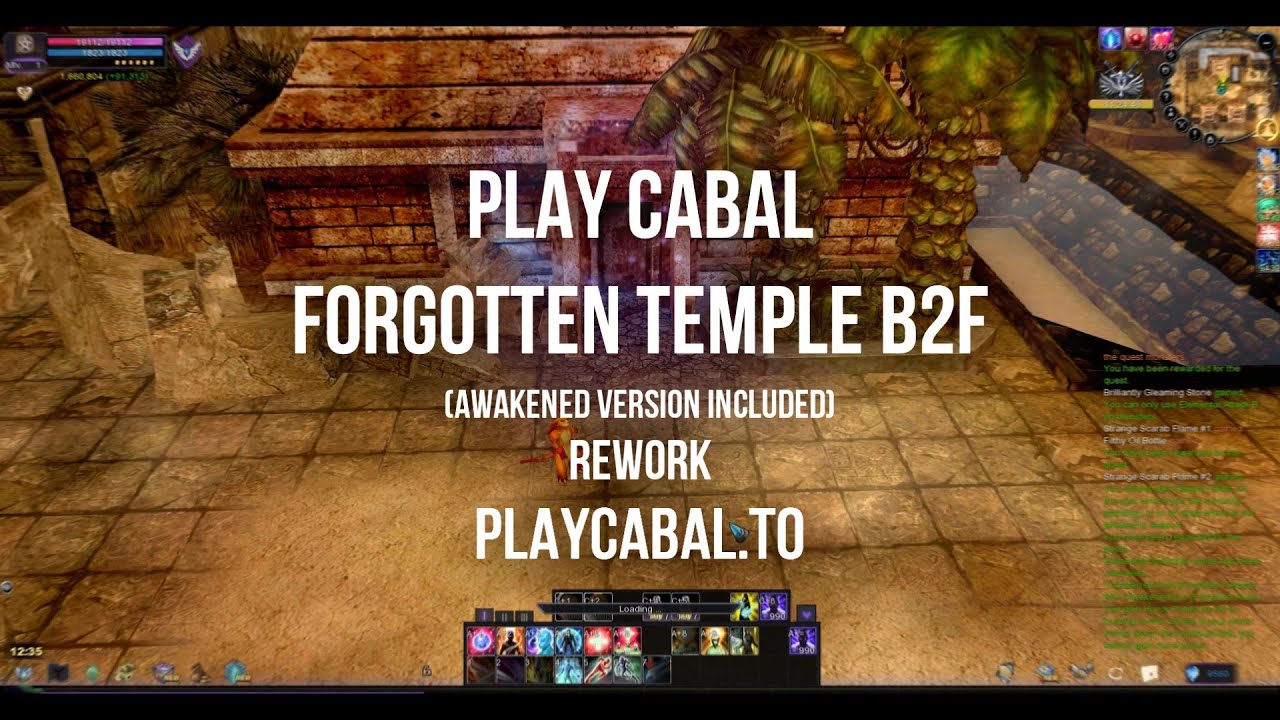 Play Cabal EP35 - Awakened / Forgotten Temple B2F [Rework] - YouTube