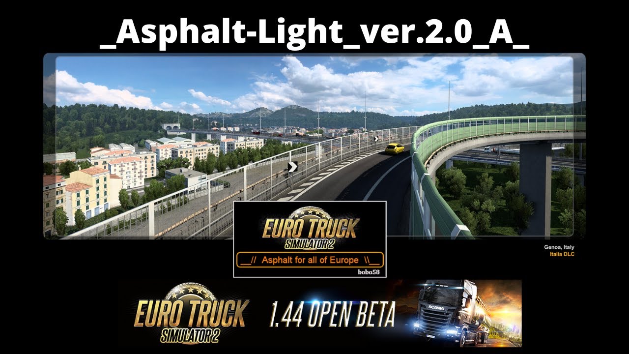 Mod _Asphalt-Light_ver.2.0_A_ Euro Truck Simulator 2 (v1.44.x.beta ...