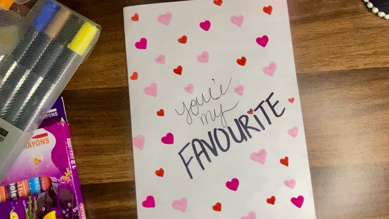 Handmade Easy Aesthetic Card | DIY Greeting Card - YouTube