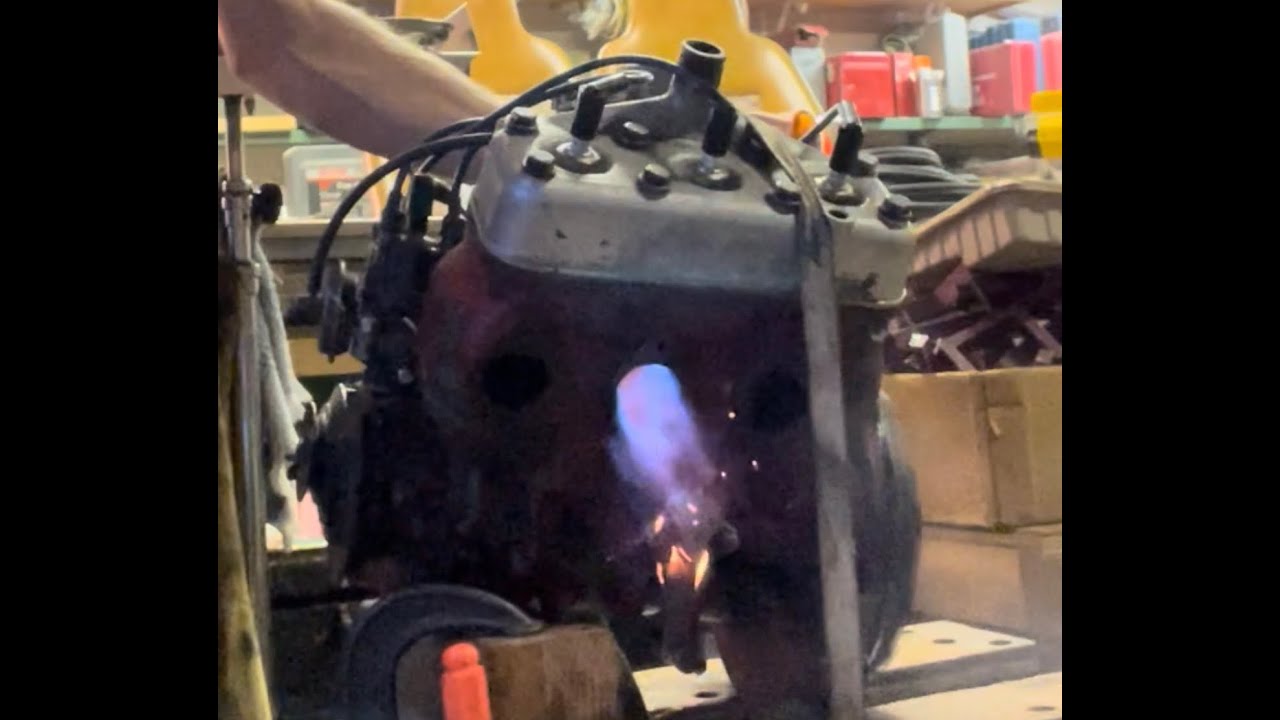 Saab 93F Engine Running For The First Time In 41+ Years - 3 cylinder 2 ...