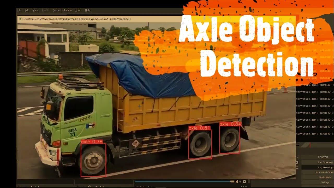 Axle Object Detection using YoloV5 Custom Data Training with Google ...