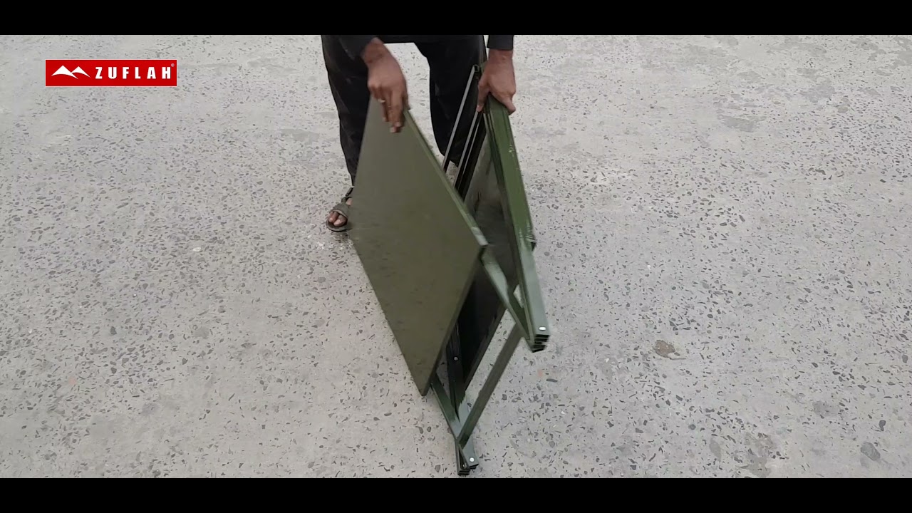 Folding Center Table 2X4ft Folding method - YouTube