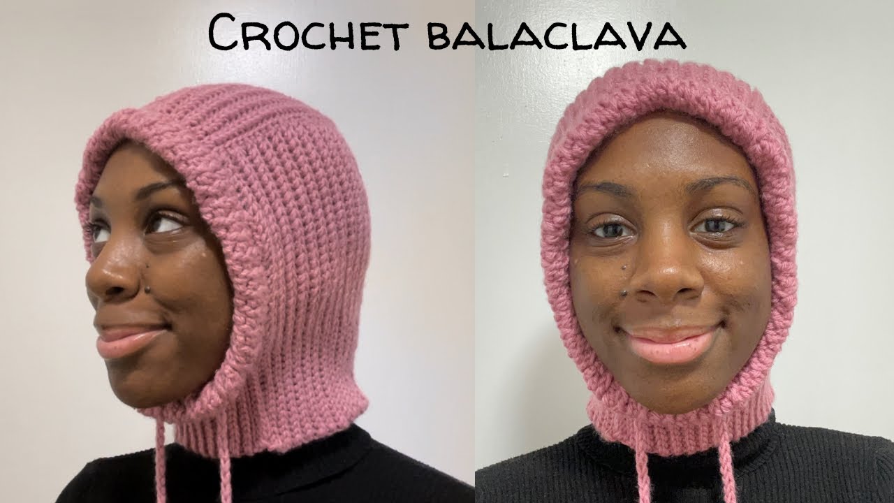 How to Crochet A Balaclava Step By Step Tutorial - YouTube