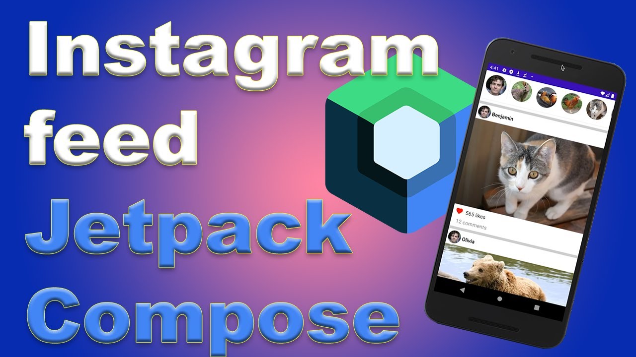 Instagram like feed screen | Jetpack Compose - YouTube
