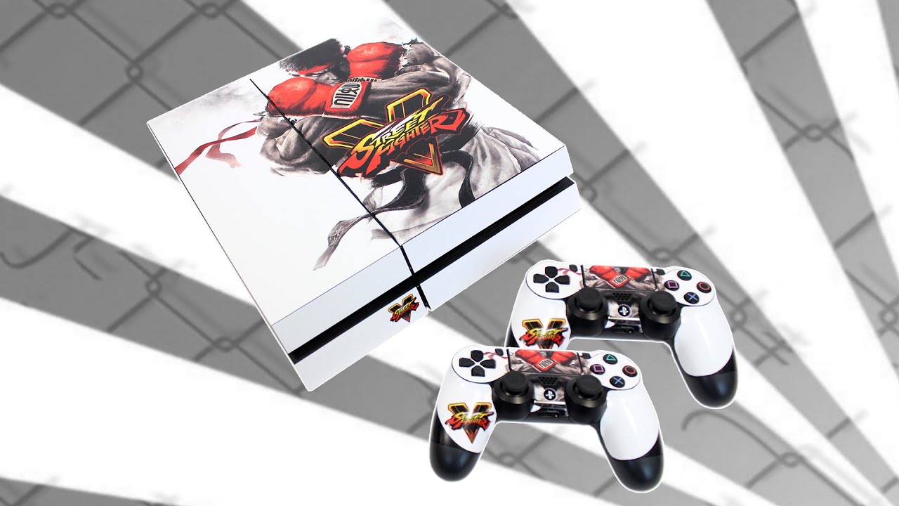 Street Fighter V Official PS4 Console Skin - YouTube