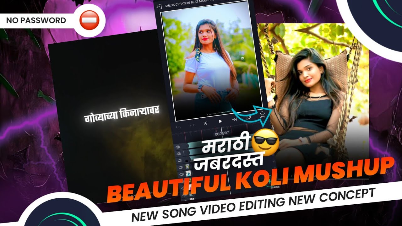 Beautiful Marathi Koli Mashup Video Editing| Alight Motion Video ...