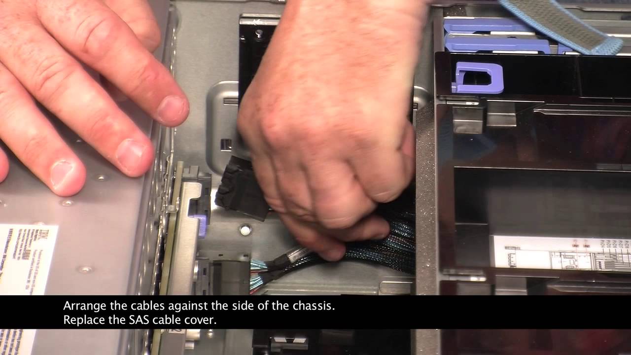 Install Disk Drive BackPlane - YouTube
