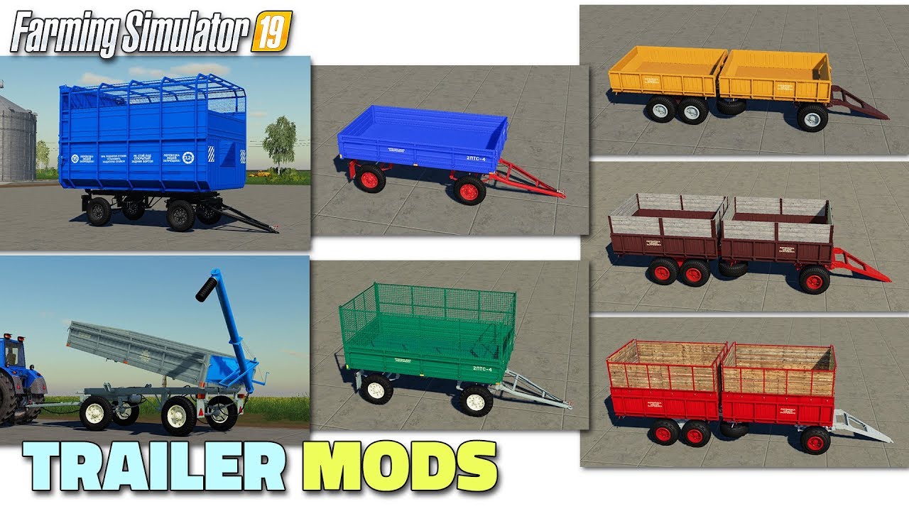 FS19 | Trailer Mods (2020-02-04) - review - YouTube