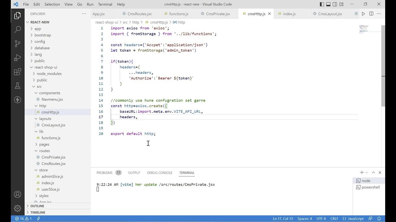 Laravel with React js | E-commerce Project | Part 4 - YouTube