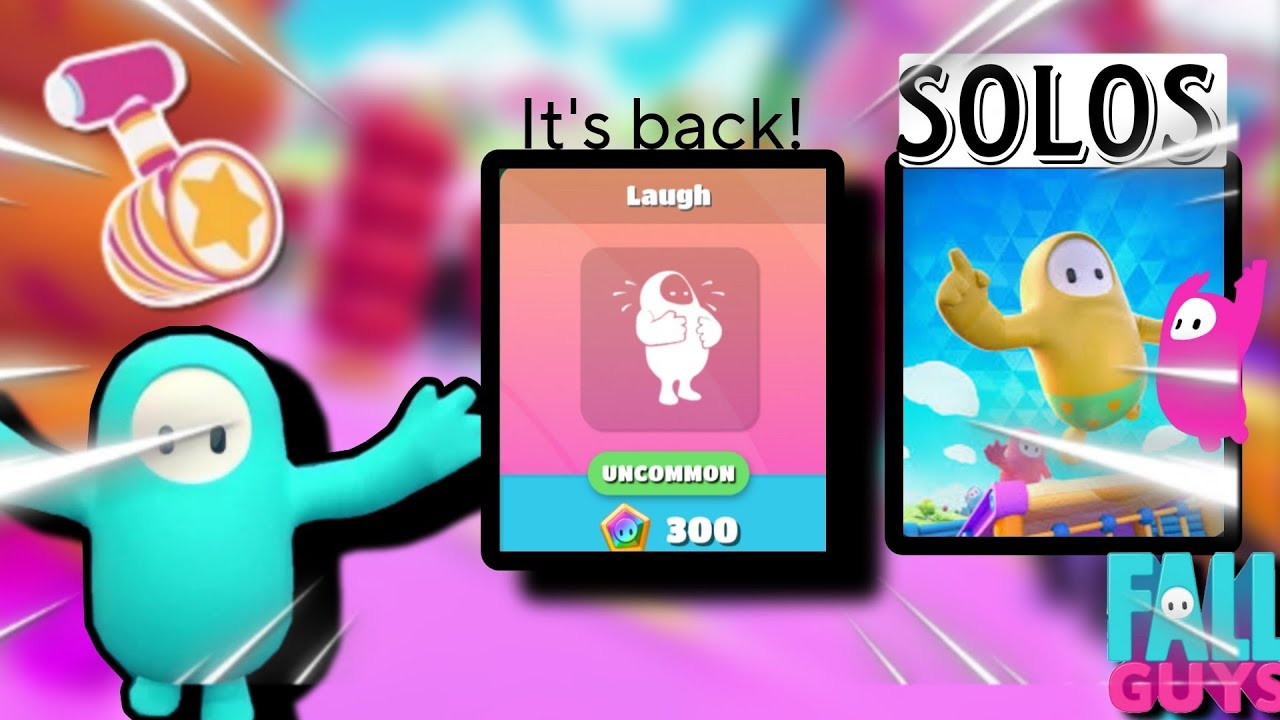 Laugh Emote is back? (Fall Guys Solos) - YouTube