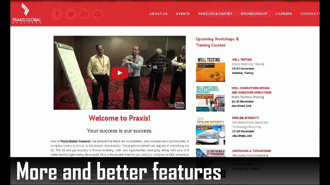 Praxis Global Research Website launch - YouTube