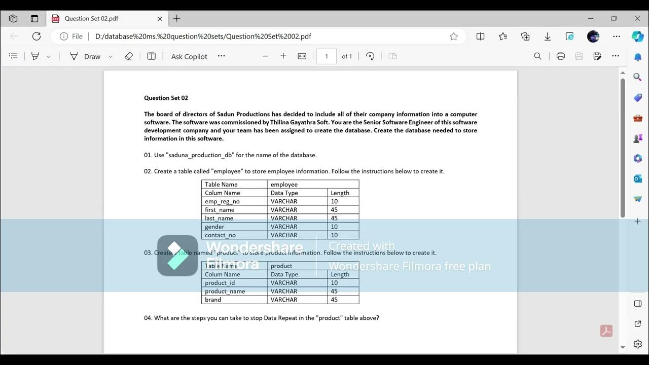 Database task 02 | create tables using MySQL workbench. | Java Institute - YouTube