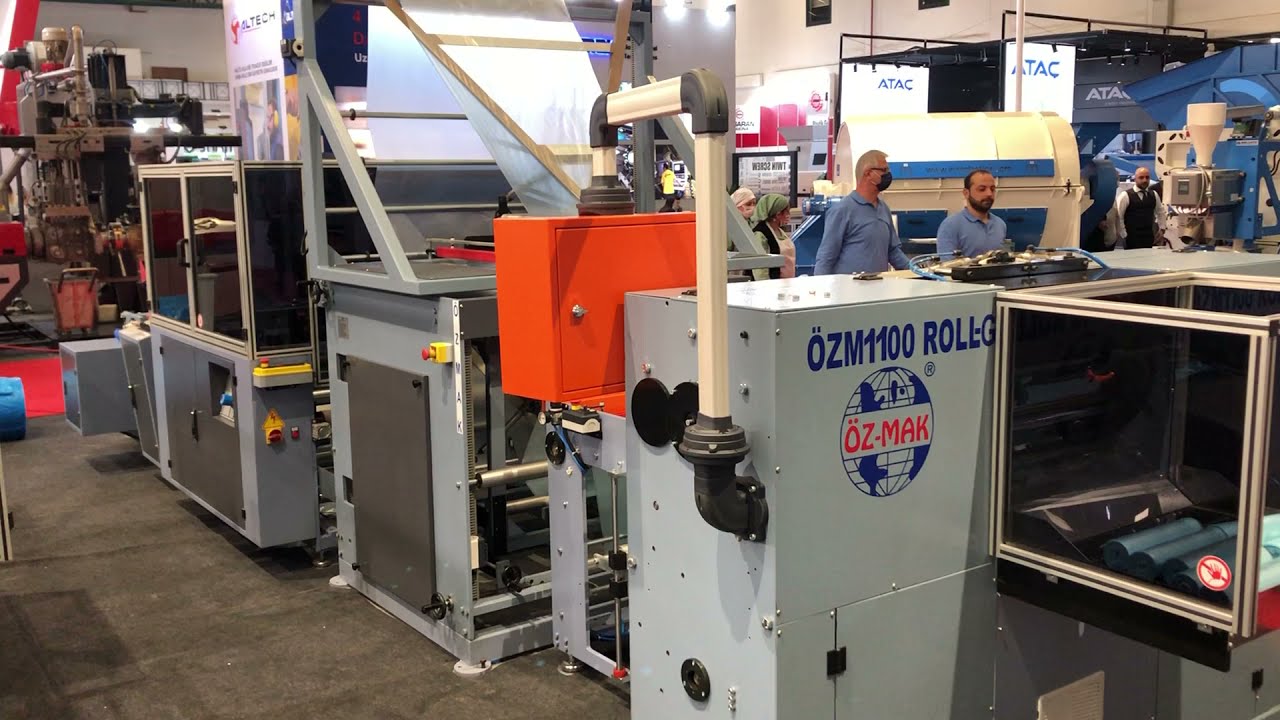 OZM-1100-ROLL-G Industrial Perforated Garbage Bags on Roll Making ...