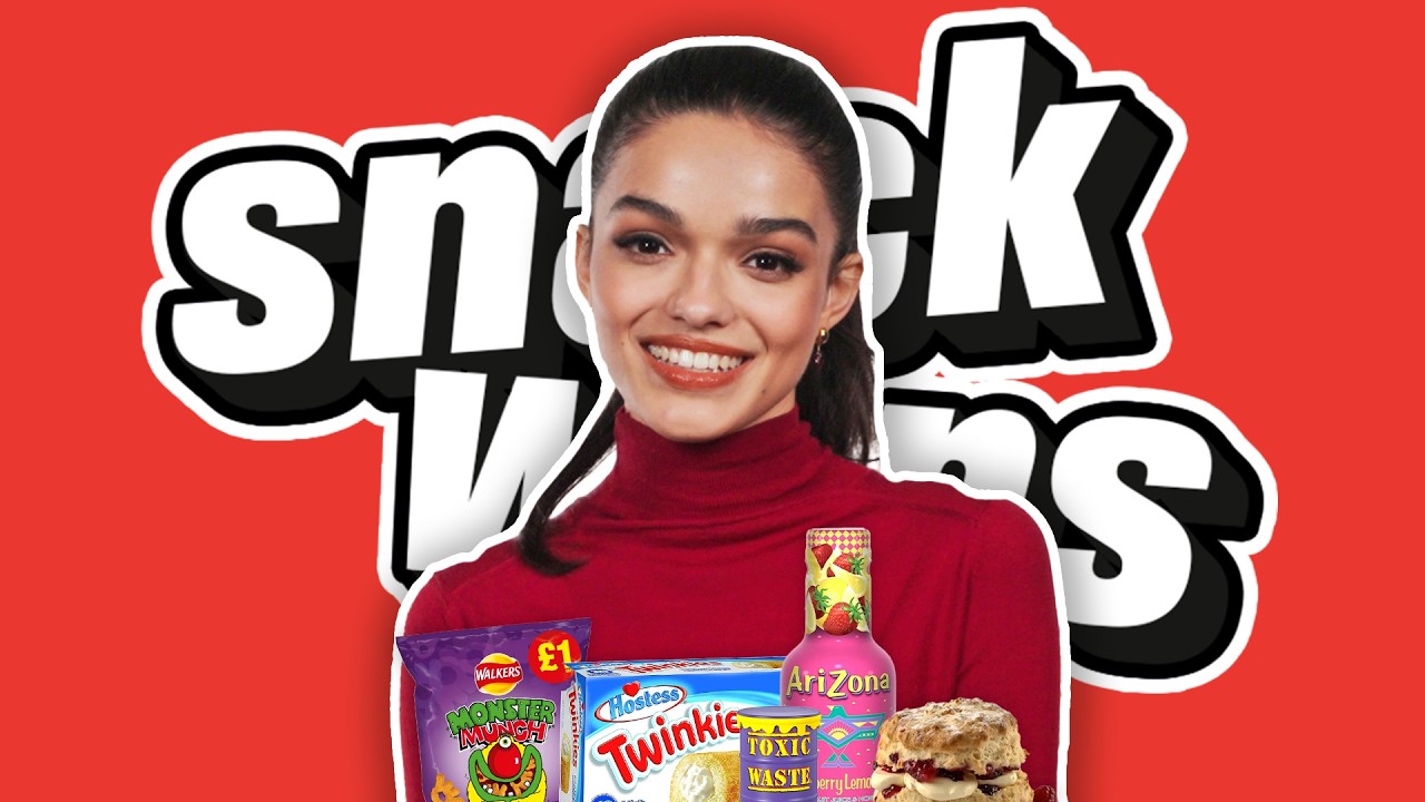 Rachel Zegler Tries British & American Food | Snack Wars Realtime ...