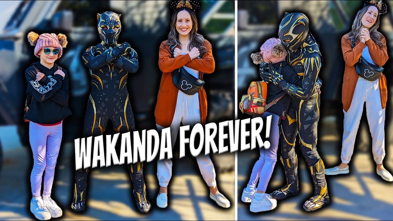 FIRST TIME EVER meeting Princess Shuri in Disneyland! WAKANDA FOREVER ...