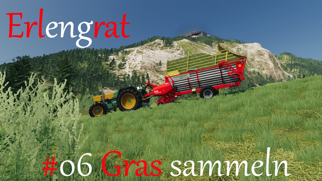 #06 GRAS sammeln --LS19 Erlengrat-- - YouTube