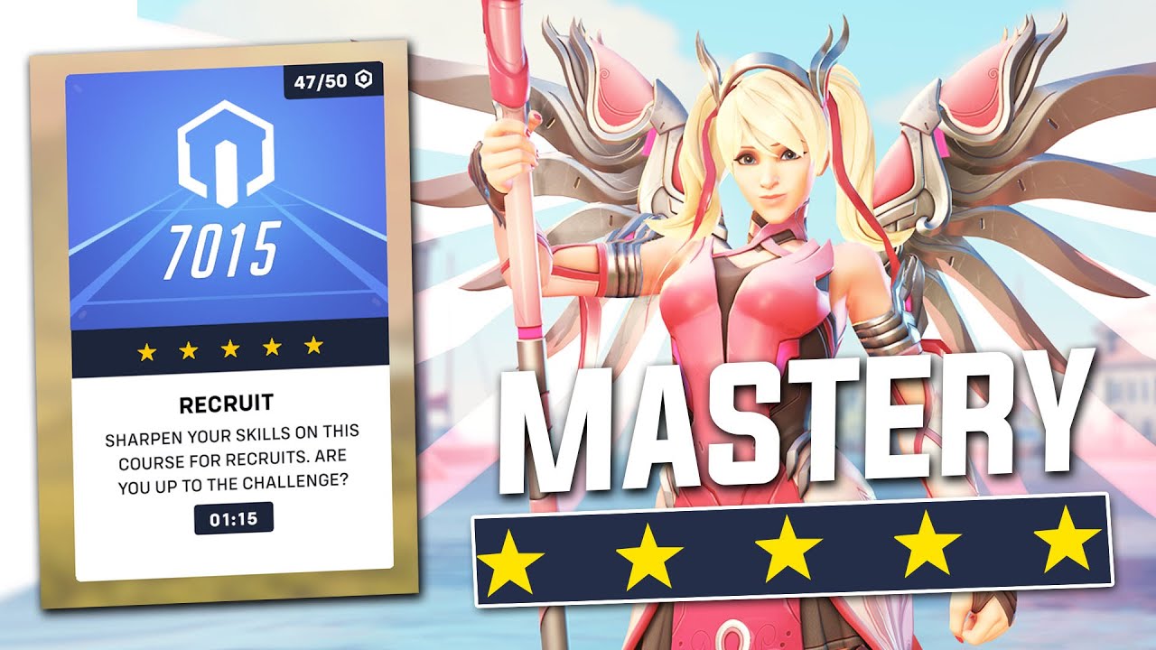 Easily FIVE STAR Mercy Hero Mastery in Overwatch 2 (Recruit) - YouTube