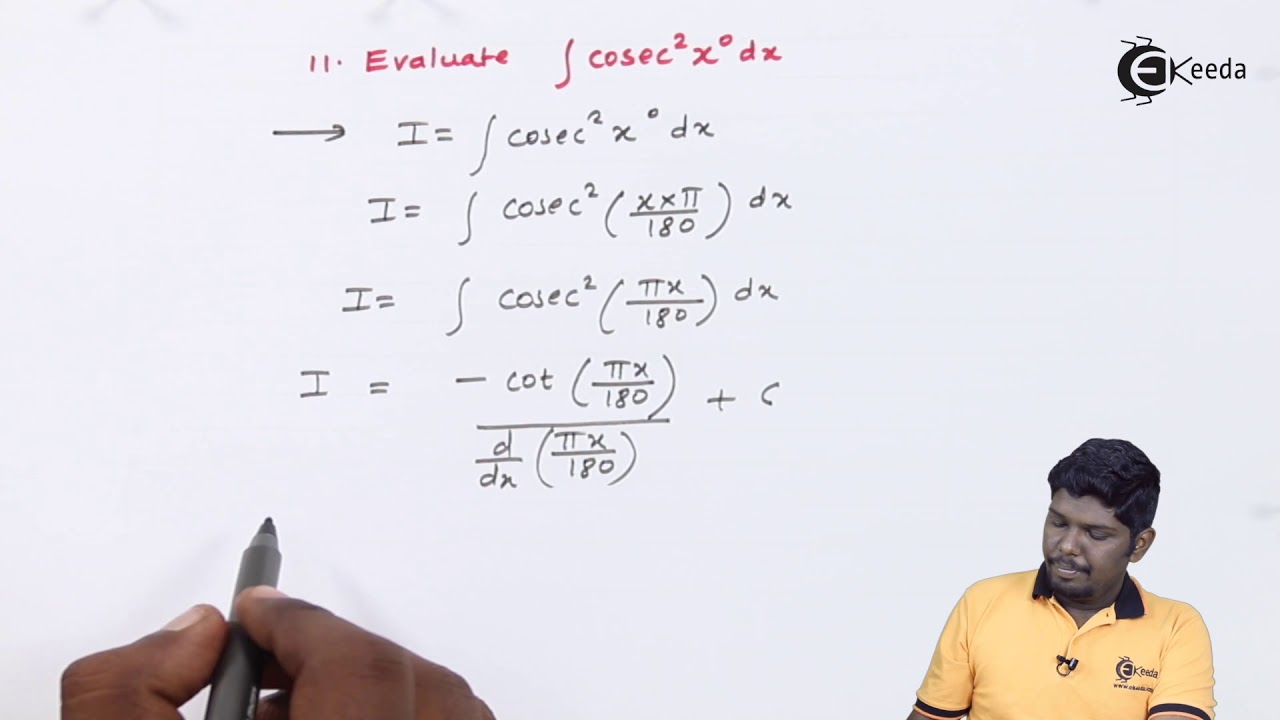 Integration By Trigonometric Transformation Problem No 11 - Integration ...